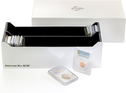 LIGHTHOUSE - Storage Box SL 50 for 50 Coin Slabs Including PCGS, NGC ...