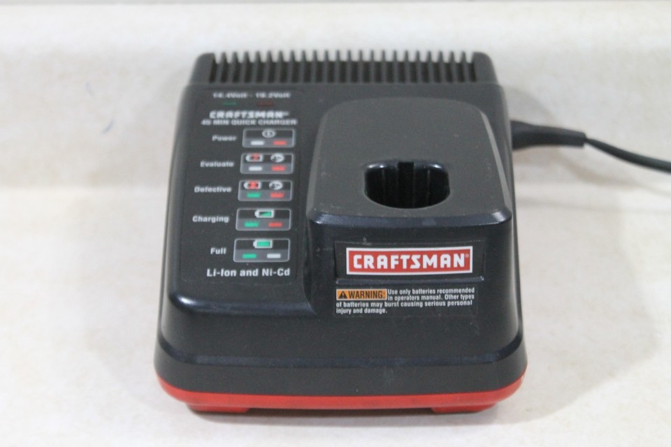 TESTED Genuine OEM Craftsman C3 19.2v Volt Battery Charger Set 315 ...