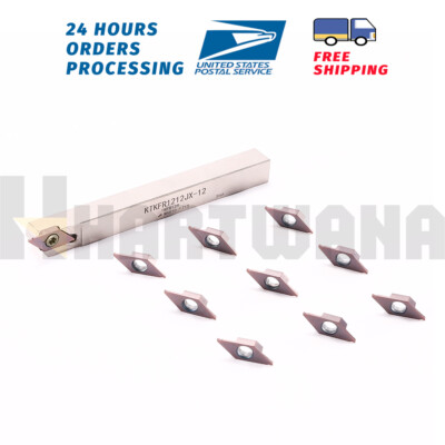 12mm Indexable Lathe Grooving Parting Holder Carbide Cut-Off Insert ...