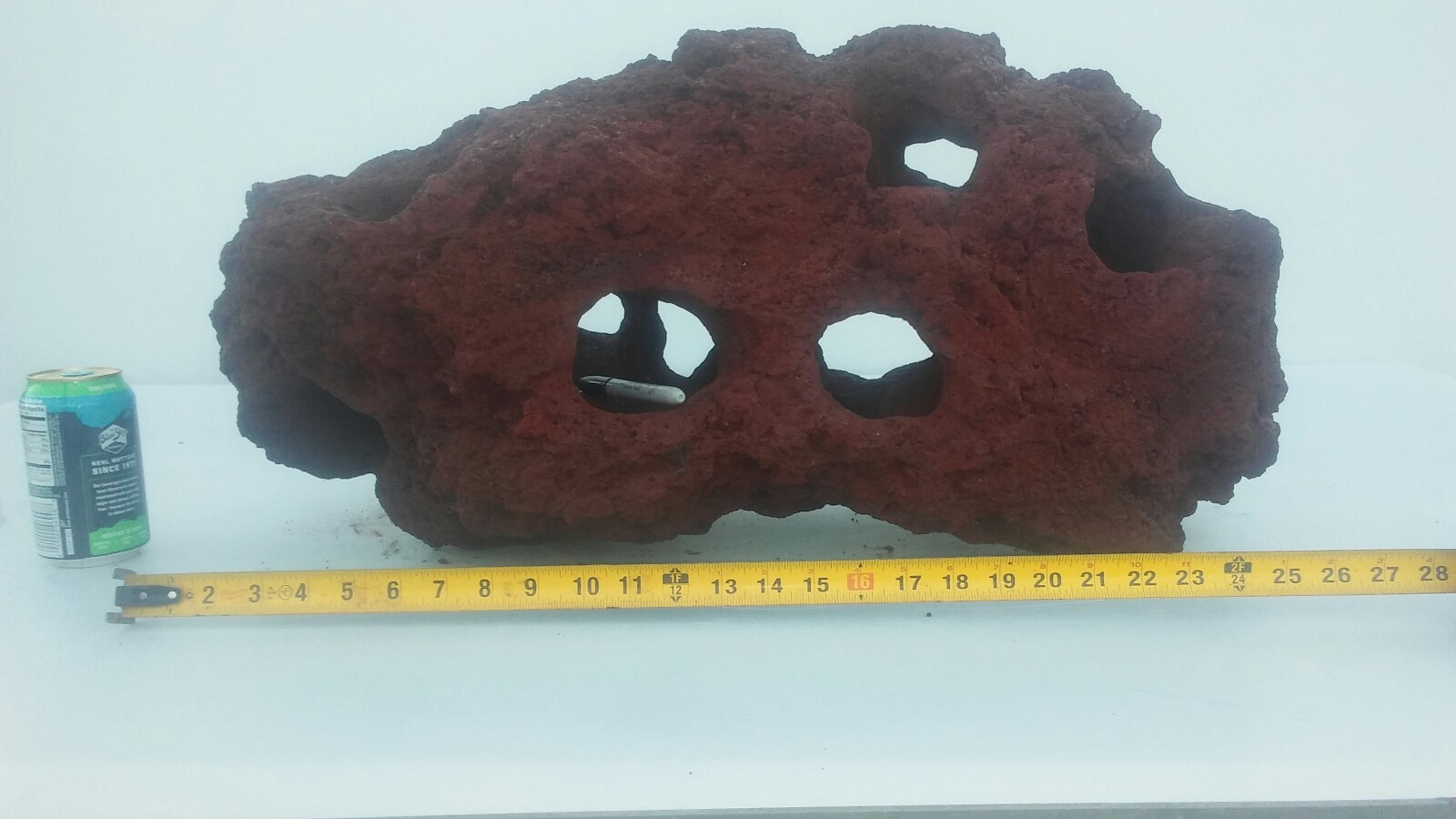 Cichlid Fish tank aquarium labyrinth swim through cave red lava holey ...