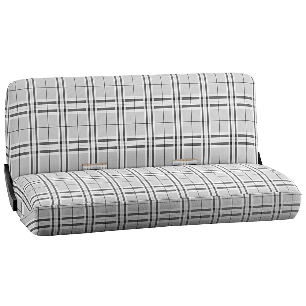 Full Car Rear Back Bench Seat Cover Breathable Cushion For Chevy S10 ...