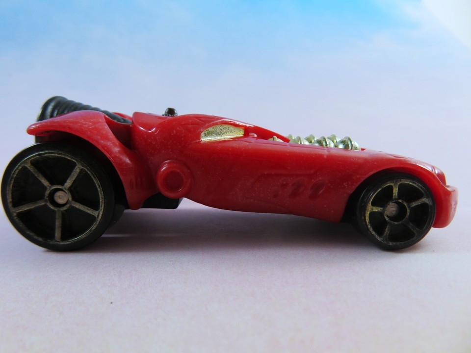 Hot Wheels Rocket Fire Race Car McDonalds Toy Red 2009 Mattel Diecast ...