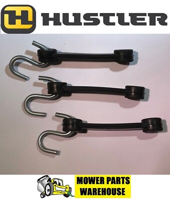 3 NEW GENUINE OEM HUSTLER MOWER 604475 BAGGING SYSTEM BUNGEE STRAPS ...