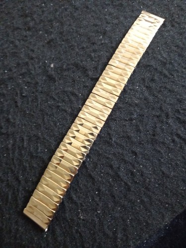 Vintage Stelux 10K 1/20 Gold Filled Expanding Watch strap Band. 16mm ...