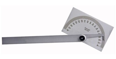 Starrett C183 Steel Protractor, 6"/150mm Blade Length 0-180° | eBay
