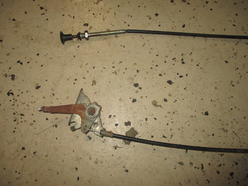 JOHN DEERE 316 318 GARDEN TRACTOR THROTTLE & CHOKE CABLES AM125287 ...