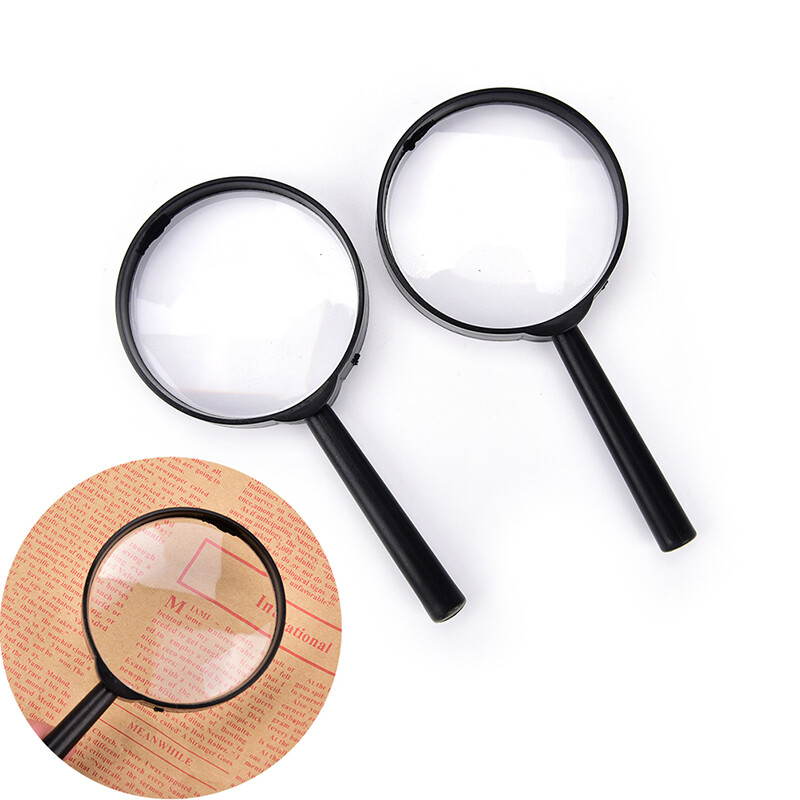 1Pcs Magnifier 60mm Handheld 5X Magnifying Glass Handheld Low Vision ...