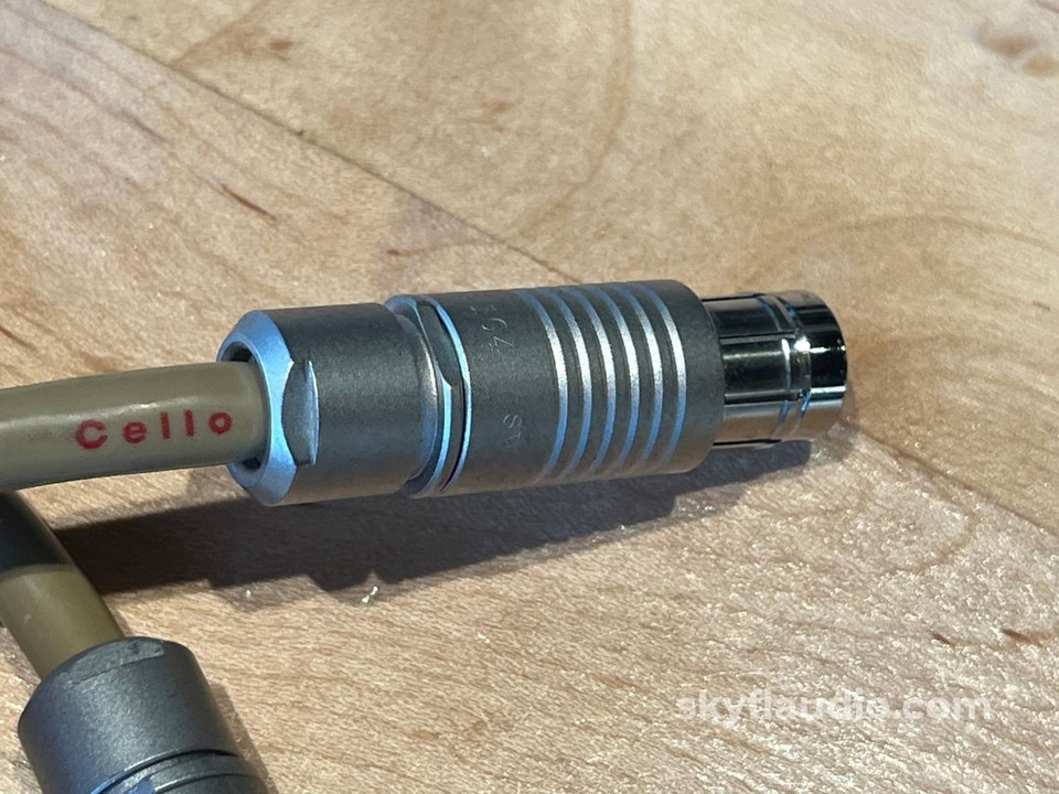 Cello Strings - Female Fischer Connectors to Male XLR Adapters (Pair ...