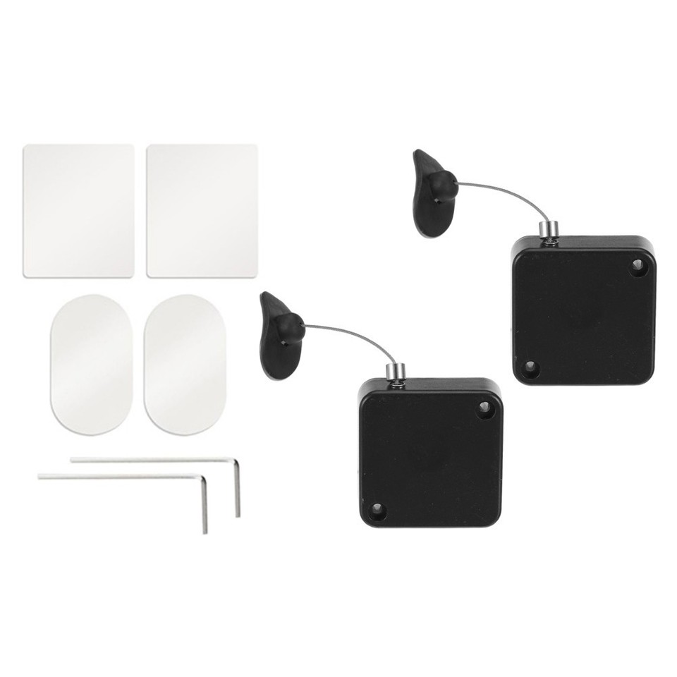 2 Set Remote Control Retractable Security Cable Retention System | eBay ...