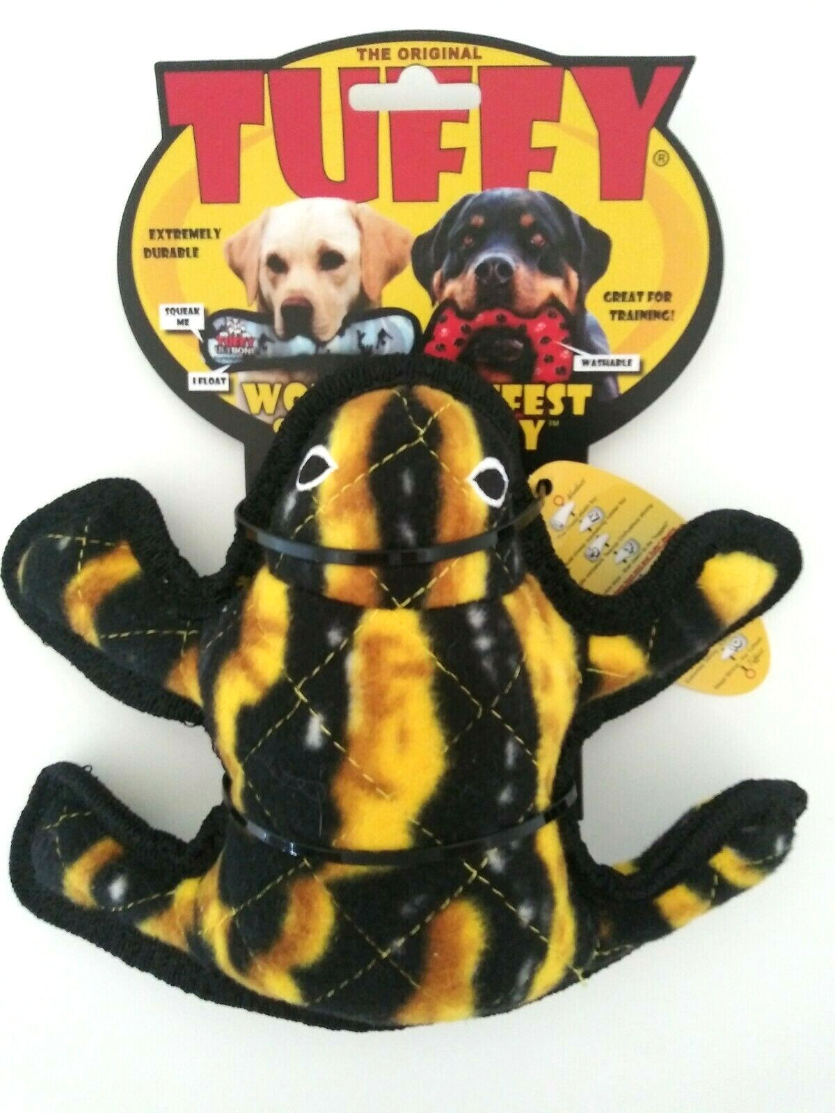 Tuffie Frog Soft Squeaky Durable Floating Toss Tug & Play Dog Toy | eBay