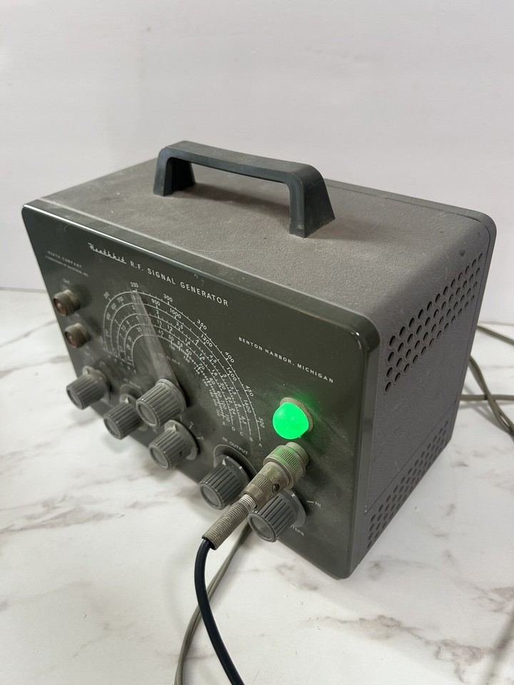 Vintage RF SIGNAL GENERATOR HEATHKIT SG-8 VACUUM TUBE ERA | eBay