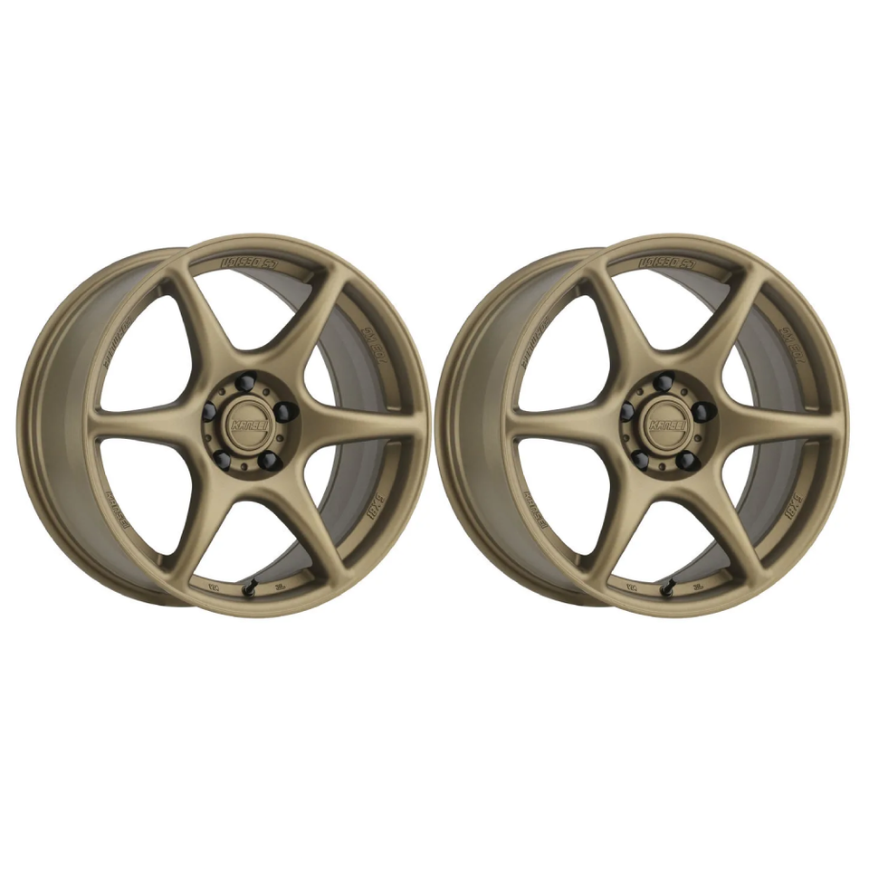 Kansei K11B-189512+22 Set of 2 18x9.5 22 5x114.3 73.10 Tandem Bronze ...