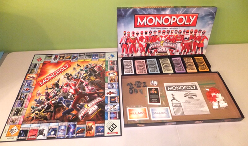 1993 - Power Rangers Monopoly - Board Game - 20th Anniversary Edition ...