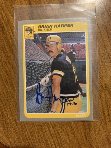 1985 Fleer - #466 Brian Harper for sale online | eBay