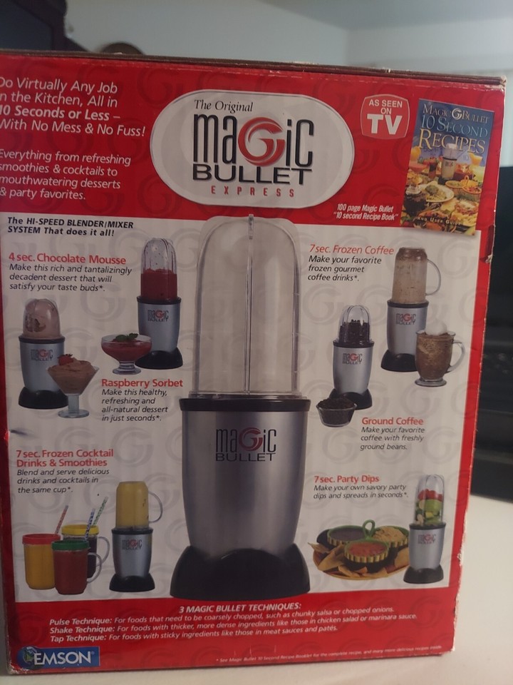 The Original Magic Bullet 17 Piece Hi-Speed Blender-Mixer System ...