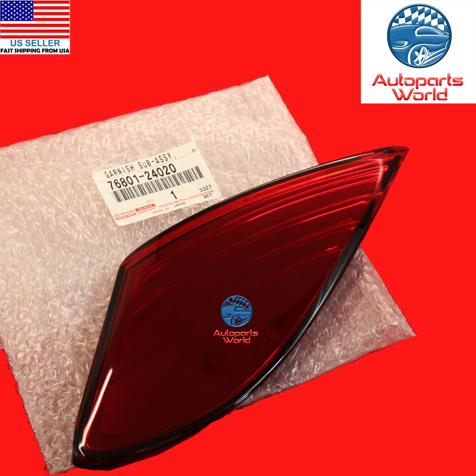 Genuine Lexus Sc430 Passenger Side Upper Tail Light Garnish Reflector ...