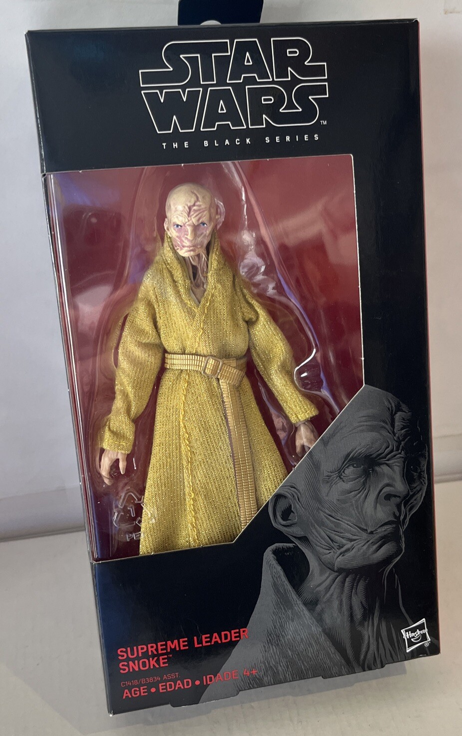 Hasbro Star Wars The Black Series Supreme Leader Snoke Action Figure ...