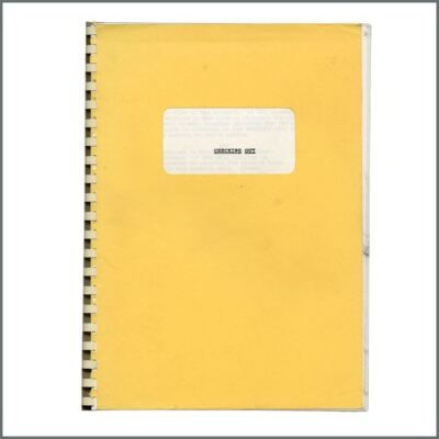 George Harrison Handmade Films Checking Out 1989 Film Script (UK) | eBay UK