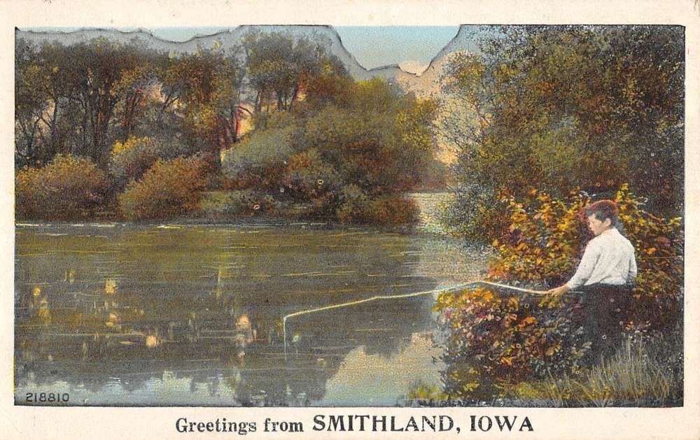 Smithland Iowa Scenic Waterfront Greeting Antique Postcard K88718 | eBay