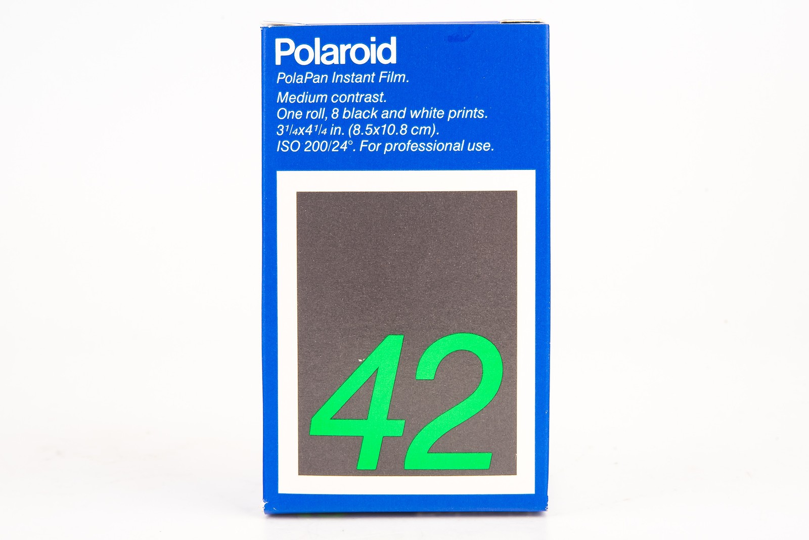 Polaroid INSTANT Roll Film Type 42 B&W 3 1/4 x 4 1/4'' SEALED WORKS ...