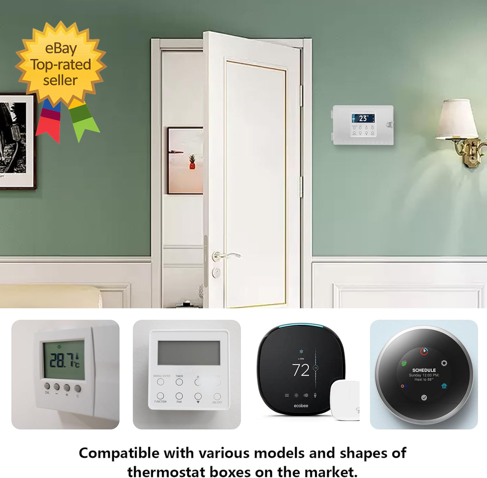 Baby Proofing Thermostat Lock Box with Key Clear Thermostat Lock Box ...