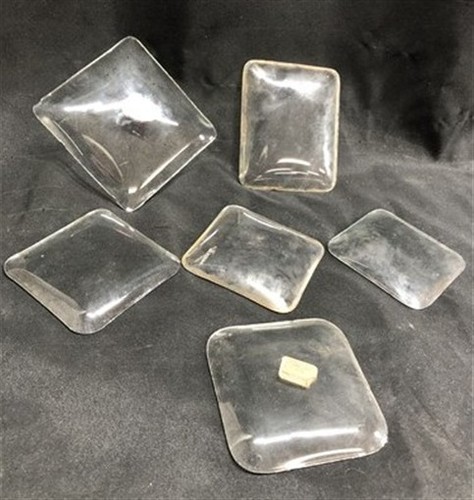 6 Vintage Convex Curved Dome Glass Clock Faces, Glass Replacement Parts ...