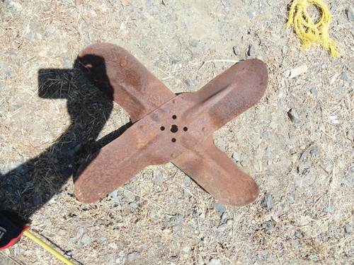 Ford cooling fan 4 blade c6ae-e mustang fairlane 289 galaxie 66 67 68 ...