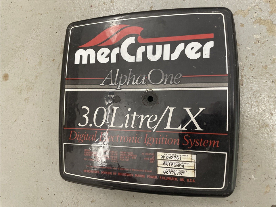 Mercruiser Alpha One 3.0L LX Air Intake Cleaner Filter Spark Arrestor ...