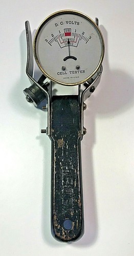 VINTAGE WEIDENHOFF BATTERY CELL TESTER DC VOLTS UNTESTED | eBay
