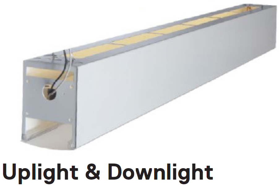 SAYLITE - Series 45 LED Pendant Mount Linear Fixture 35W-Up & 70W-Down ...