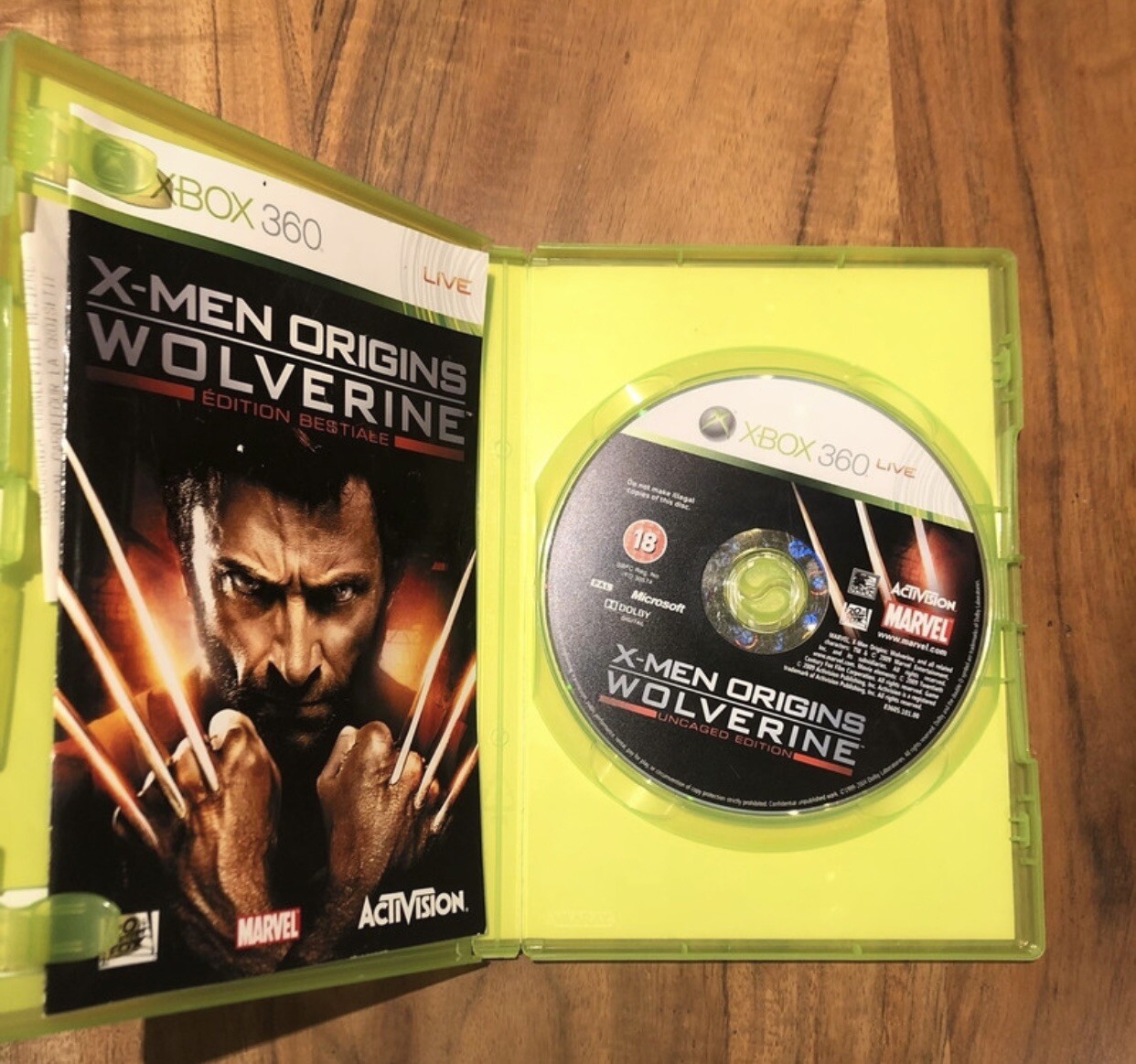X-Men Origins: Wolverine Xbox 360 PAL - Prix - Photo - Présentation