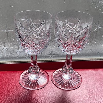 Vintage Baccarat Colbert Wine Glass Pair Set Colbert Model From Japan ...