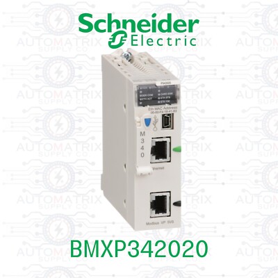 Schneider Electric BMXP342020 Modicon M340 Series Processor Module ...
