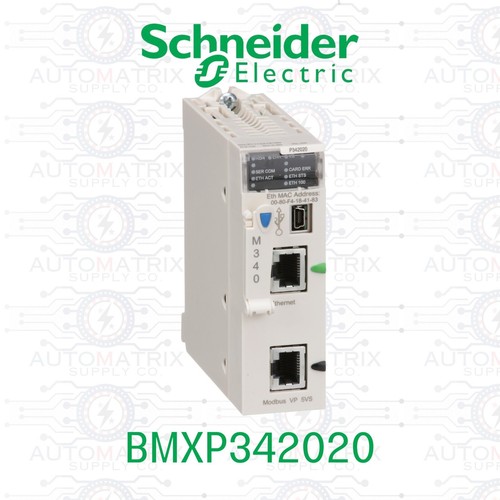 Schneider Electric BMXP342020 Modicon M340 Series Processor Module ...