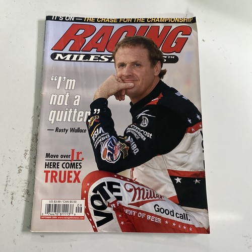 2004 Sep Racing Milestones Magazine Rusty Wallace (MH427) | eBay