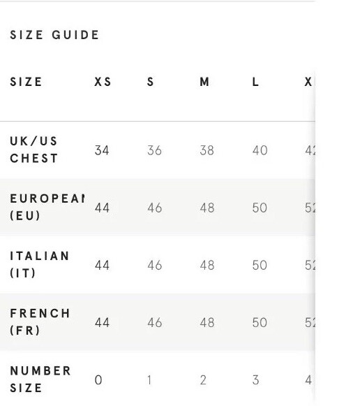 Versace Mens Size Chart SINGSALE | Versace Versace Mens Silk Blend
