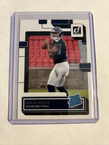 2022 Panini Donruss Football Malik Willis Rated Rookie #303 RC- Titans ...