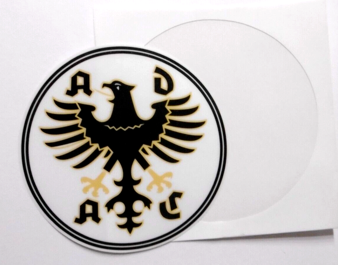 Promotional Stickers ADAC Car Club Old Logo 2 13/16in Classic Indoor ...