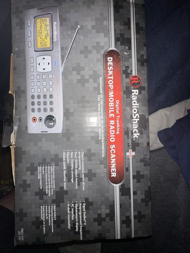 NEW Radio Shack Pro-197 Digital Trunking Desktop Mobile Radio Scanner ...