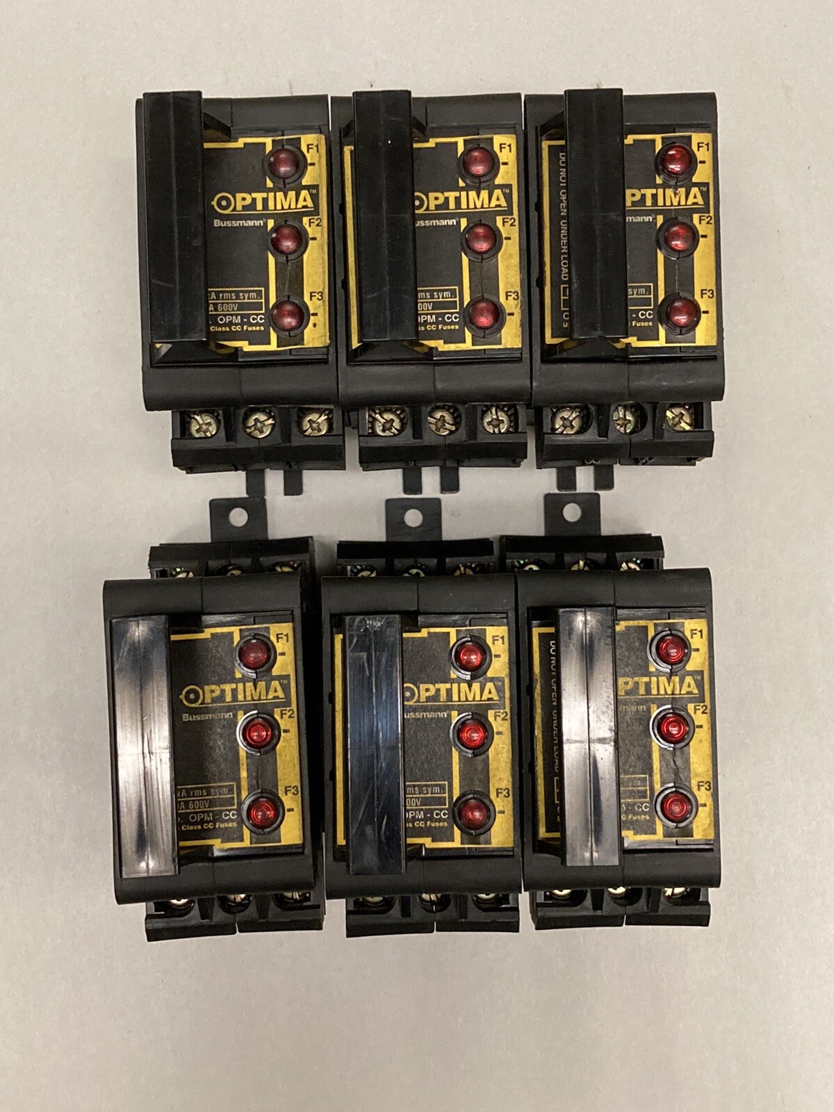 Bussman Optima,IR 200kA,Overcurrent Protection Module 30A 600V LOT OF 6 ...