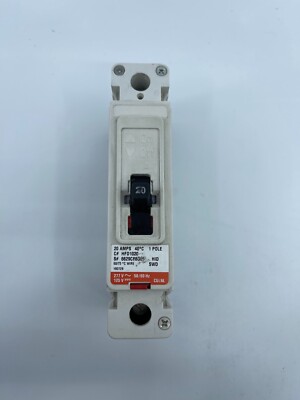 Eaton HFD1020 HFD 65K Single Pole Industrial Circuit Breaker 20 Amp ...