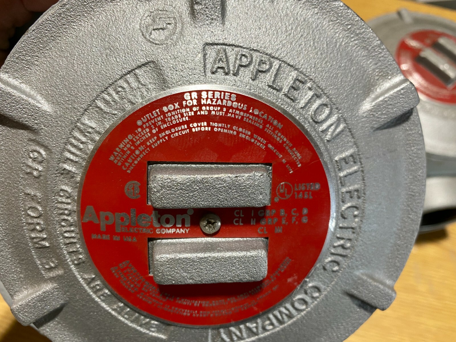 Appleton Electric Company Conduit Outlet Box GR Form 3, Type GR2, 2" 90 ...