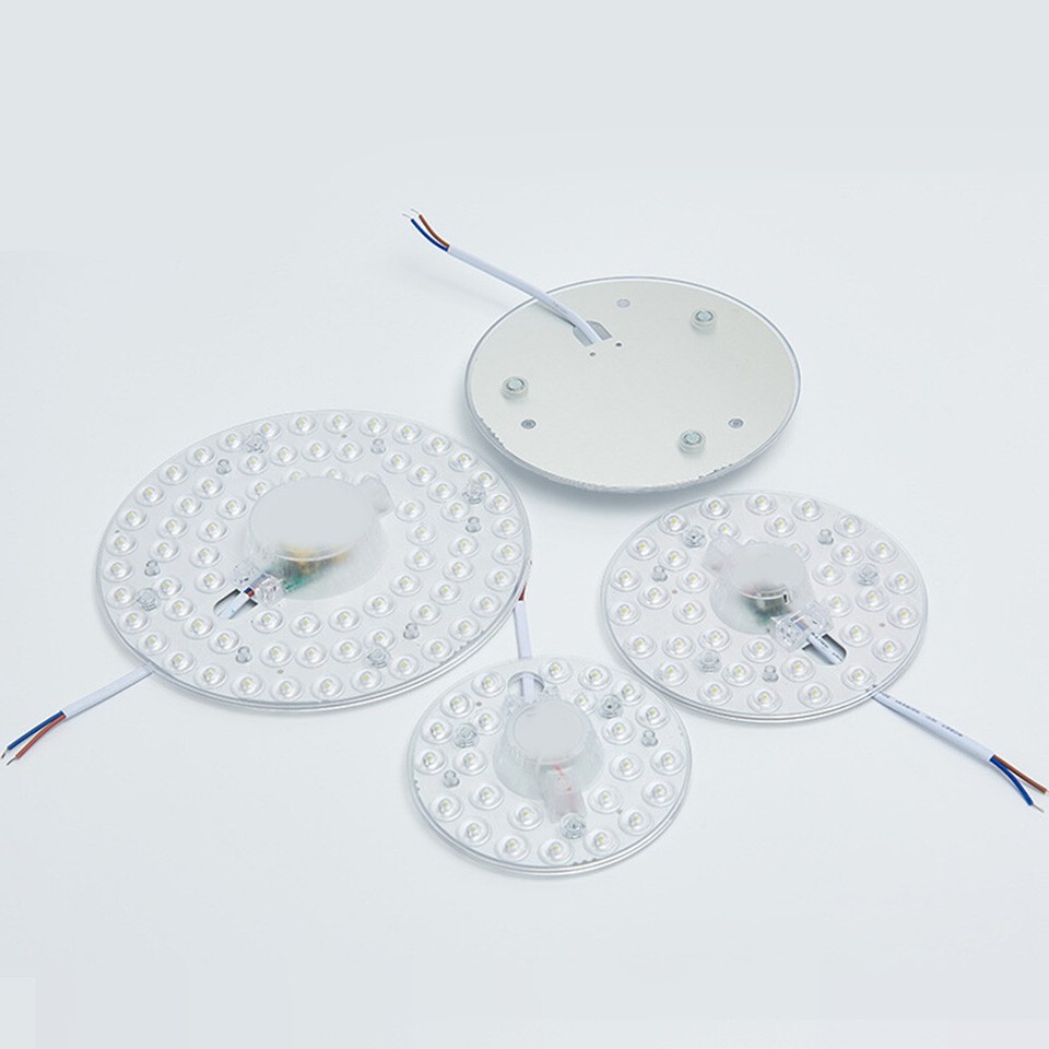 LED Lens Module Round Panel Ceiling Light Fixture Board Wall Lamp Plate ...