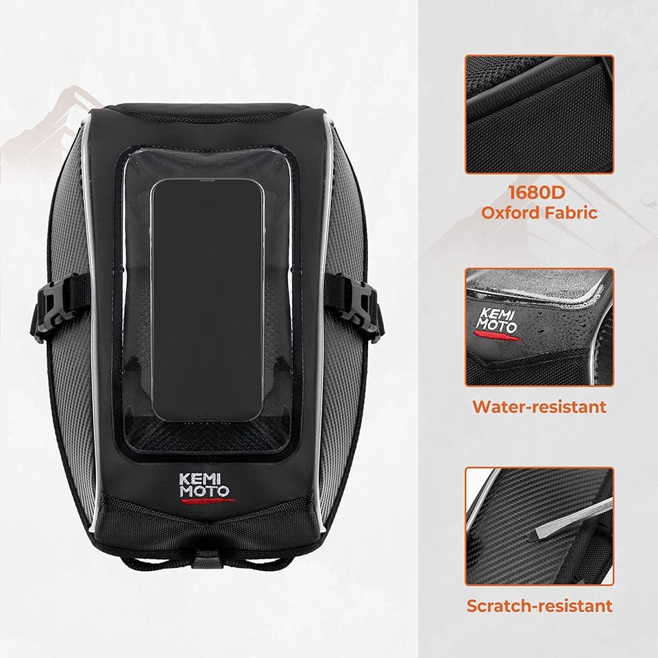 KEMIMOTO Holder Tank Bag for Can Am Ryker 600 900 Rally 2019-2025 ...