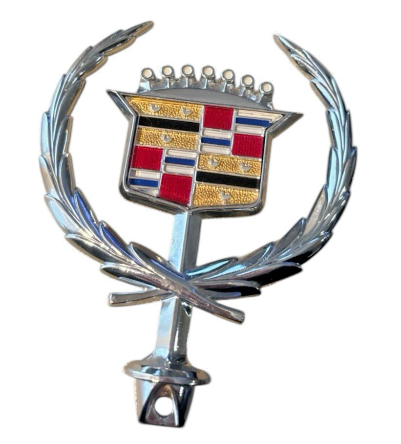 New 1979 Cadillac Eldorado Wreath & Crest Hood Ornament Emblem OEM ...
