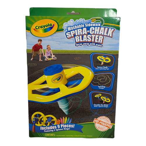 Crayola Washable Sidewalk Chalk "Spira-Chalk Blaster" | eBay