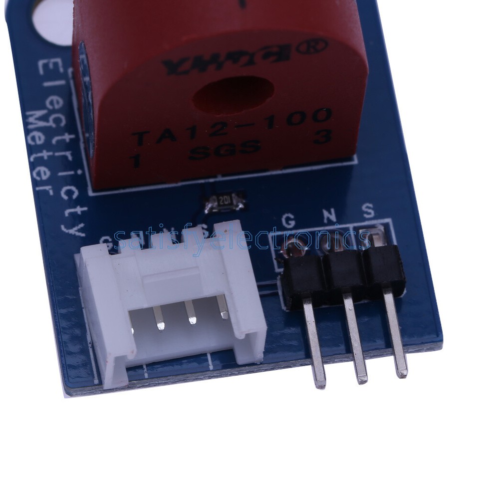 Analog Current Meter Module AC 0~5A Ammeter Sensor Board for Arduino ...