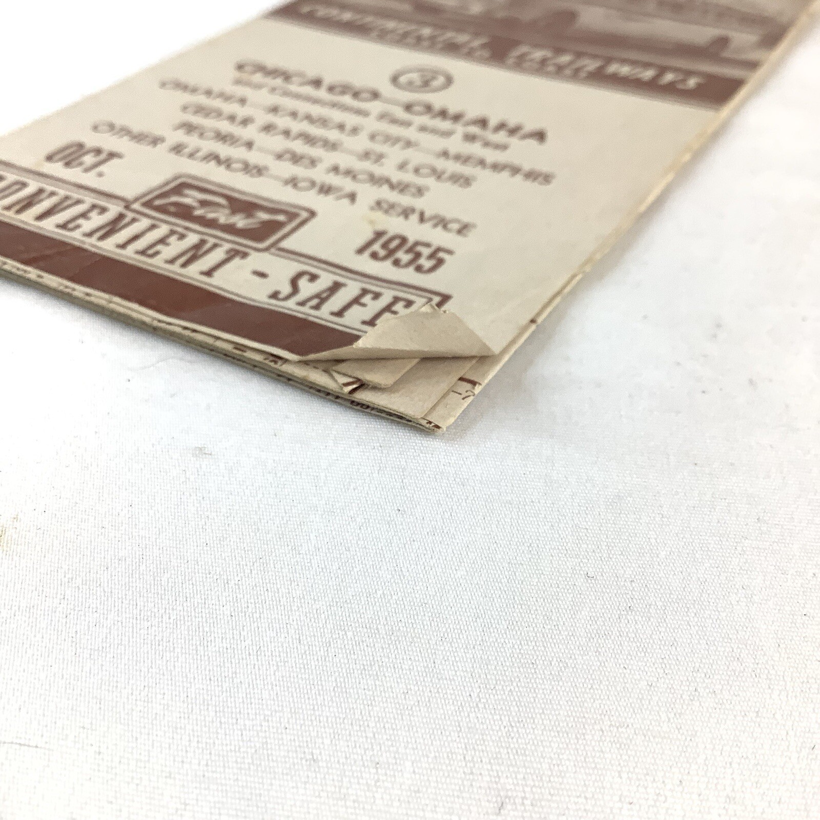 Continental Trailways Route And Time Schedules Oct. 1955 Vintage Bus ...