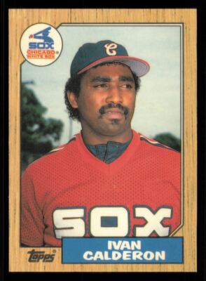 1987 Topps Traded Tiffany Ivan Calderon Chicago White Sox #15T | eBay