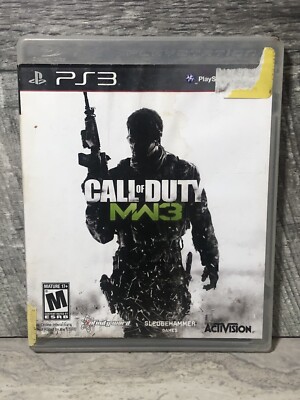 Call of Duty: Modern Warfare 3 (Sony PlayStation 3, 2011) COD MW3 PS3 ...